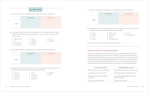 8-Week Couples Therapy Workbook: Essential Strategies to Connect, Improve Communication, and Strengthen Your Relationship