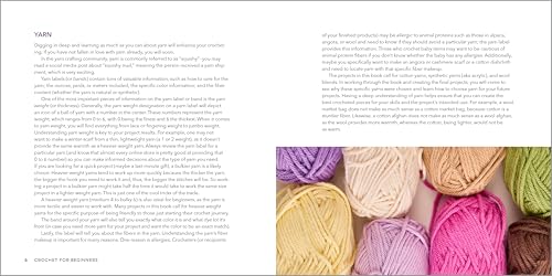 Crochet for Beginners: A Stitch Dictionary with Step-by-Step Illustrations and 10 Easy Projects