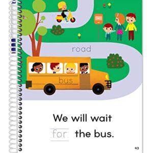 Wipe Clean Sight Words Activity Book for Kids Ages 3-5: Over 90 Words to Trace, Wipe Clean, Practice, and Learn! Includes Dry Erase Marker (Start Little Learn Big)