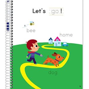 Wipe Clean Sight Words Activity Book for Kids Ages 3-5: Over 90 Words to Trace, Wipe Clean, Practice, and Learn! Includes Dry Erase Marker (Start Little Learn Big)