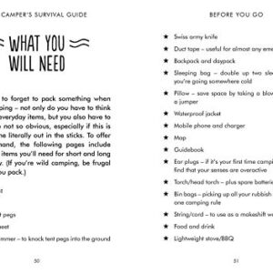 The Camper's Survival Guide: Food Prepping, Gear, First Aid, Etiquette, and More!