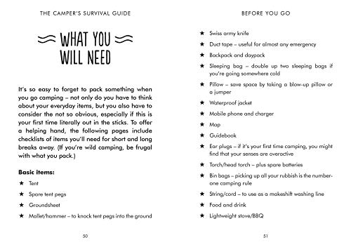 The Camper's Survival Guide: Food Prepping, Gear, First Aid, Etiquette, and More!