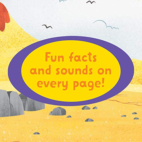 Crash! Stomp! Roar! Let's Listen To Dinosaurs! 10-Button Sound Book, Gifts For Little Dino Lovers