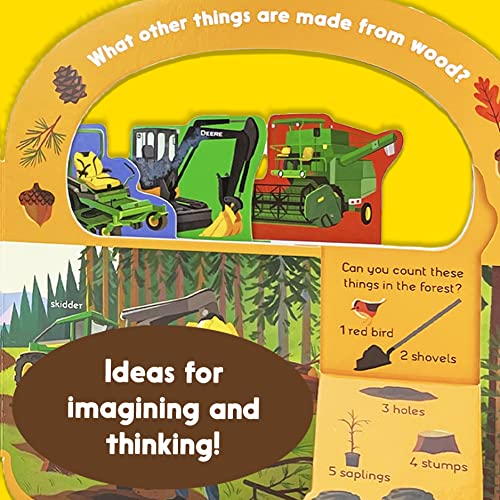 John Deere Kids Machines at Work: Explore Tractors, Vehicles, & Tools Around the Farm - Children's Lift-A-Flap Board Book (John Deere Kids; Flip-a-Flap Children's Interactive Take-Along Board Books)