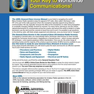 ARRL General Class License Manual for Ham Radio 9th Edition - Complete Study Guide with Exam Questions for Operating on HF Bands and Digital Modes