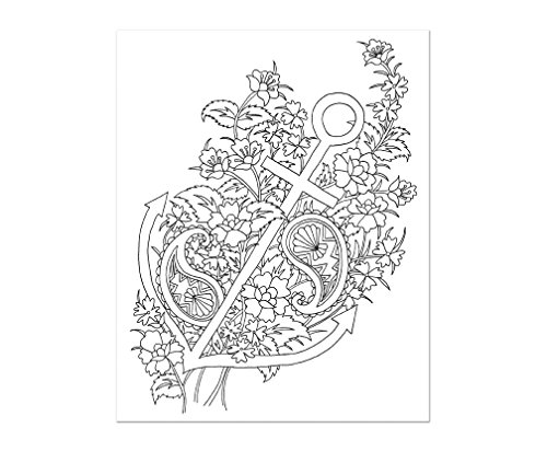 Color & Frame - By the Sea (Adult Coloring Book)