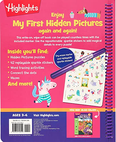 Write-On Wipe-Off My First Unicorn Hidden Pictures (Write-On Wipe-Off My First Activity Books)