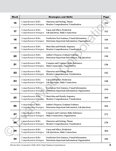 Evan-Moor Daily Reading Comprehension, Grade 8 - Homeschooling & Classroom Resource Workbook, Reproducible Worksheets, Teaching Edition, Fiction and Nonfiction, Lesson Plans, Test Prep