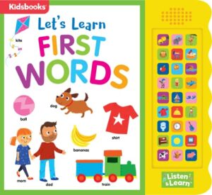 27-button sound book let's learn first words (listen & learn)