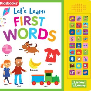 27-Button Sound Book Let's Learn First Words (Listen & Learn)