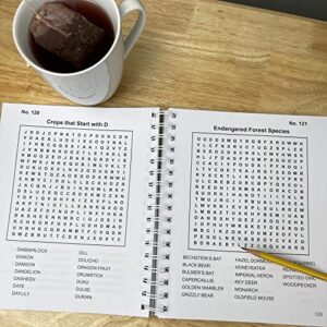 John Deere Word Search, Multi-Level Spiral-Bound Puzzle Book Including More Than 250 Farm, Tractor, and Animal Puzzles (Part of the Brain Busters Puzzle Collection)