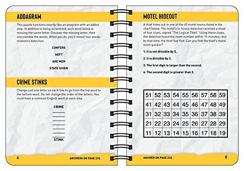 Brain Games - To Go - Forensic Puzzles: Investigate Crime Puzzles - Match DNA and Fingerprints - Decode Clues - Figure Out Who Done It