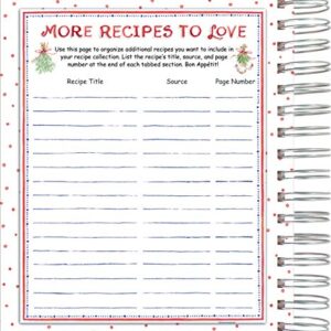 Recipe Keepsake Book - Favorite Family Recipes