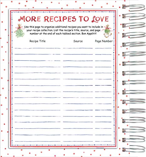 Recipe Keepsake Book - Favorite Family Recipes