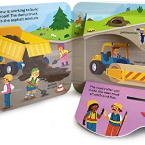 Peek-a-Flap Dig! - Construction Lift-a-Flap Board Book for Babies and Toddlers; Ages 2-7