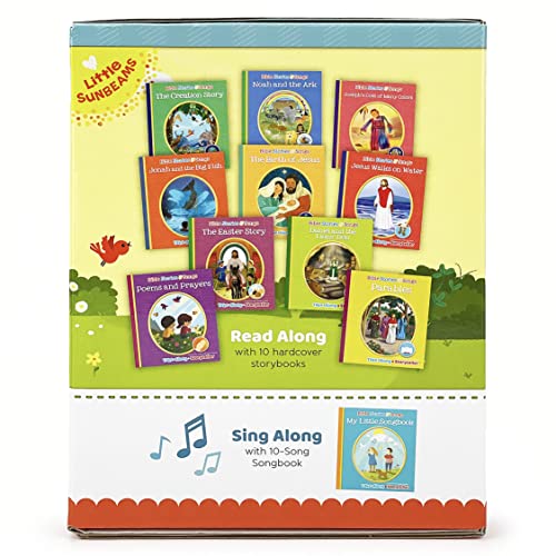 Bible Stories and Songs Interactive Electronic Take Along Storyteller with 11 Books (Little Sunbeams)