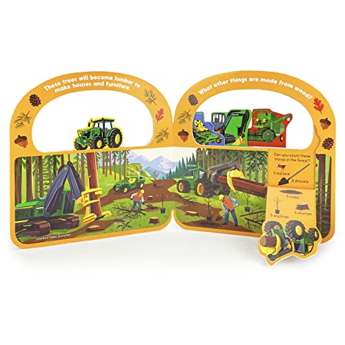 John Deere Kids Machines at Work: Explore Tractors, Vehicles, & Tools Around the Farm - Children's Lift-A-Flap Board Book (John Deere Kids; Flip-a-Flap Children's Interactive Take-Along Board Books)