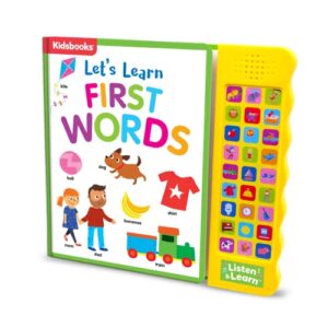 27-Button Sound Book Let's Learn First Words (Listen & Learn)