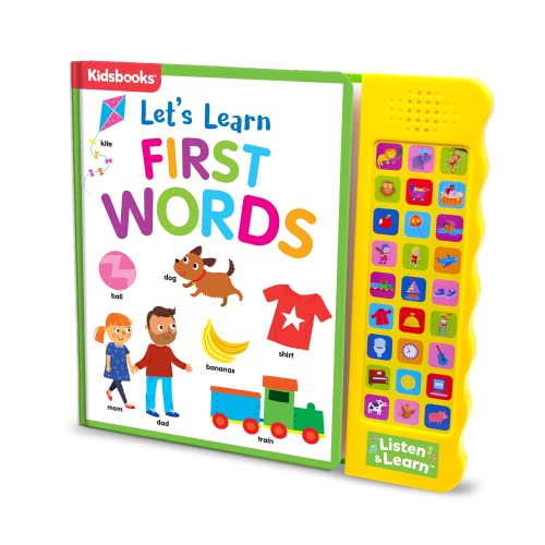 27-Button Sound Book Let's Learn First Words (Listen & Learn)