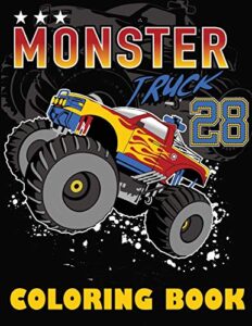 monster truck coloring book