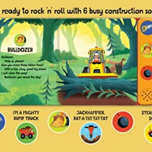 Let's Sing Construction Songs 6-Button Children's Song Board Book