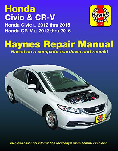 Honda Civic (12-15) & CR-V (12-16) Haynes Manual