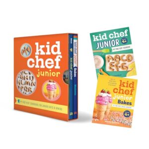 kid chef junior box set: my first kids' cookbook for junior chefs & bakers