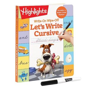 Write-On Wipe-Off Let's Write Cursive (Highlights Write-On Wipe-Off Fun to Learn Activity Books)