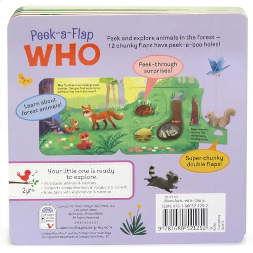 Who: Peek-a-Flap Board Book