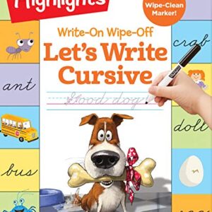 Write-On Wipe-Off Let's Write Cursive (Highlights Write-On Wipe-Off Fun to Learn Activity Books)