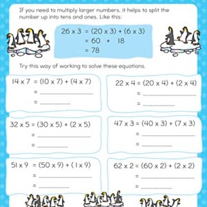 Third Grade Math Workbook Ages 8 to 9: 75+ Activities Multiplication & Division, Fractions, Area & Perimeter, Data, Math Facts, Word Problems, ... (Common Core) (English and Korean Edition)