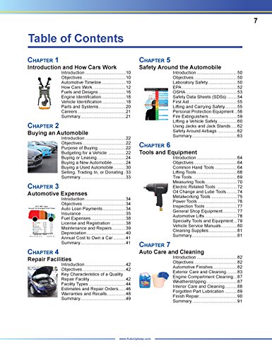 Auto Upkeep: Maintenance, Light Repair, Auto Ownership, and How Cars Work