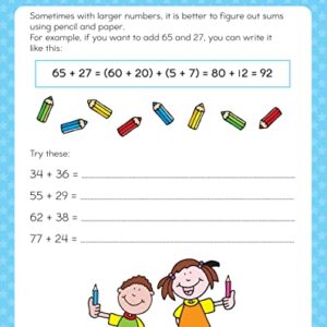 Third Grade Math Workbook Ages 8 to 9: 75+ Activities Multiplication & Division, Fractions, Area & Perimeter, Data, Math Facts, Word Problems, ... (Common Core) (English and Korean Edition)