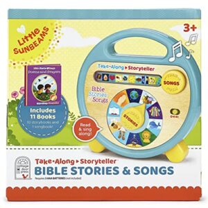 Bible Stories and Songs Interactive Electronic Take Along Storyteller with 11 Books (Little Sunbeams)