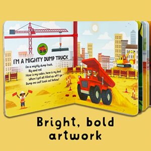 Let's Sing Construction Songs 6-Button Children's Song Board Book