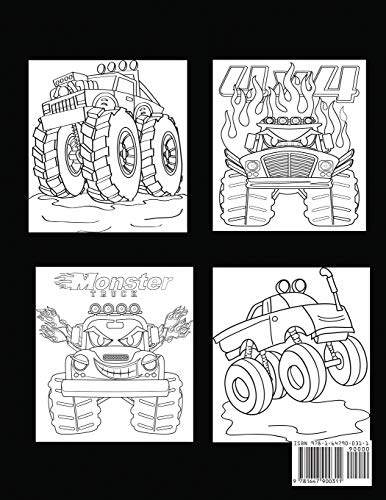 Monster Truck Coloring Book