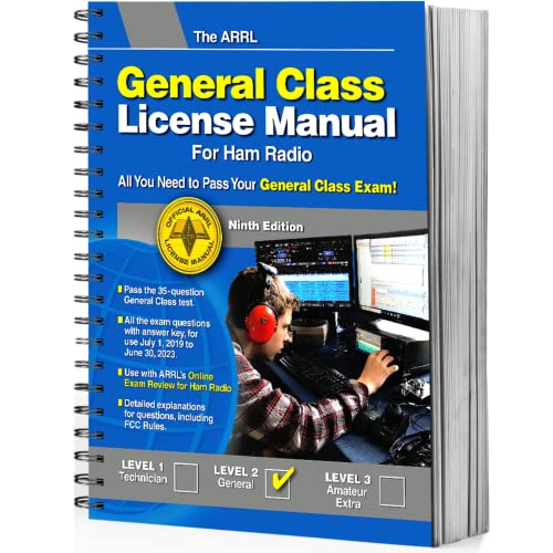 ARRL General Class License Manual for Ham Radio 9th Edition - Complete Study Guide with Exam Questions for Operating on HF Bands and Digital Modes