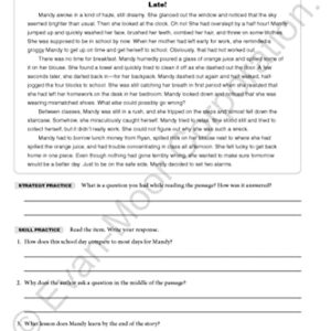 Evan-Moor Daily Reading Comprehension, Grade 8 - Homeschooling & Classroom Resource Workbook, Reproducible Worksheets, Teaching Edition, Fiction and Nonfiction, Lesson Plans, Test Prep