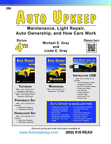 Auto Upkeep: Maintenance, Light Repair, Auto Ownership, and How Cars Work