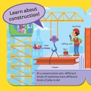 Peek-a-Flap Dig! - Construction Lift-a-Flap Board Book for Babies and Toddlers; Ages 2-7