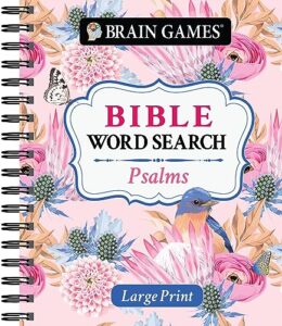 brain games - large print bible word search: psalms (brain games - bible)