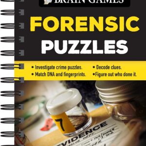 Brain Games - To Go - Forensic Puzzles: Investigate Crime Puzzles - Match DNA and Fingerprints - Decode Clues - Figure Out Who Done It