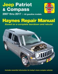 jeep patriot & compass (07-17) haynes repair manual