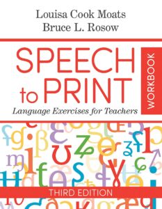 speech to print workbook: language exercises for teachers