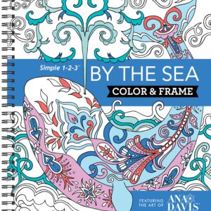 Color & Frame - By the Sea (Adult Coloring Book)