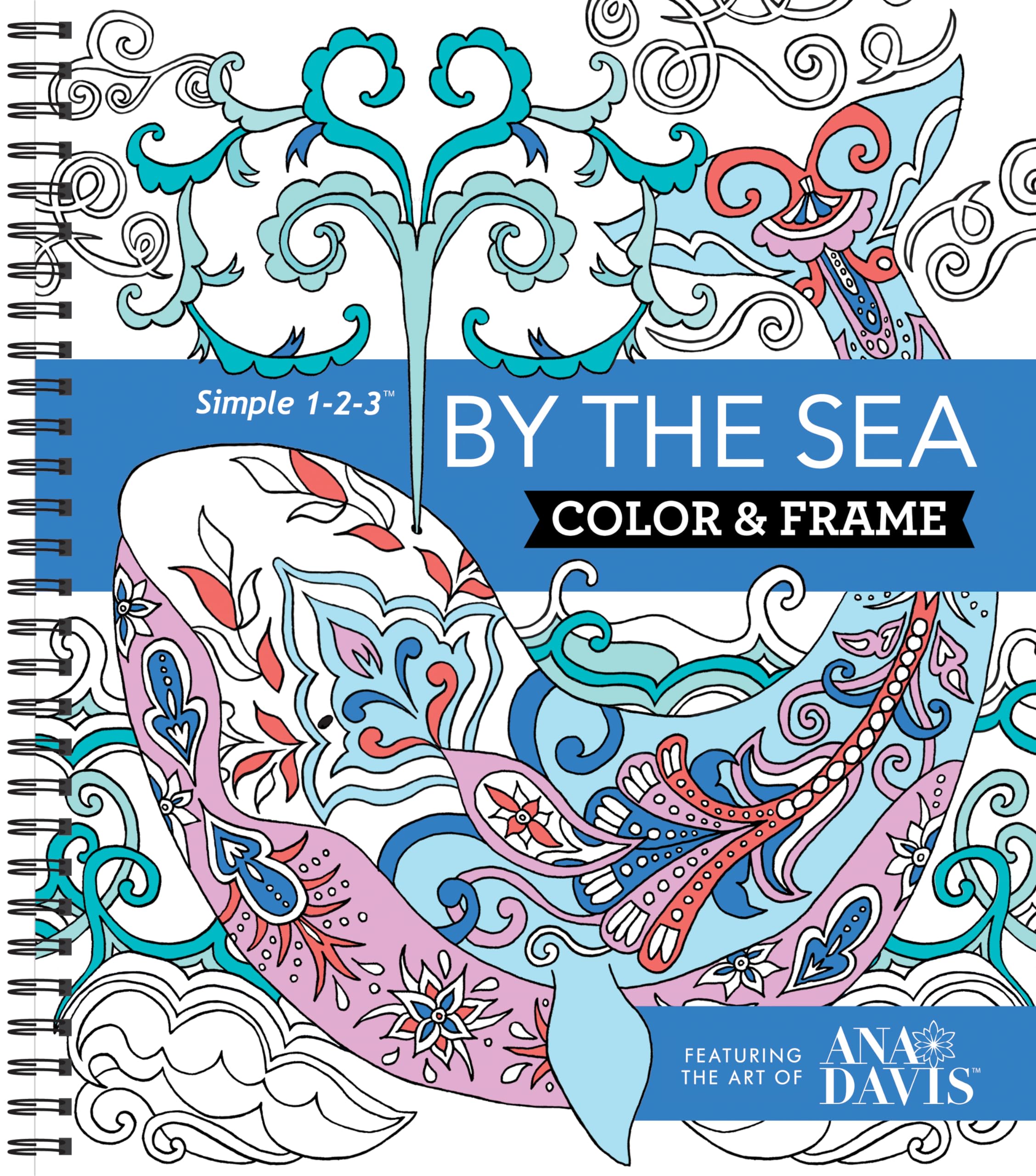 Color & Frame - By the Sea (Adult Coloring Book)