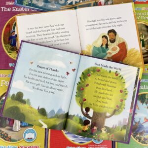 Bible Stories and Songs Interactive Electronic Take Along Storyteller with 11 Books (Little Sunbeams)