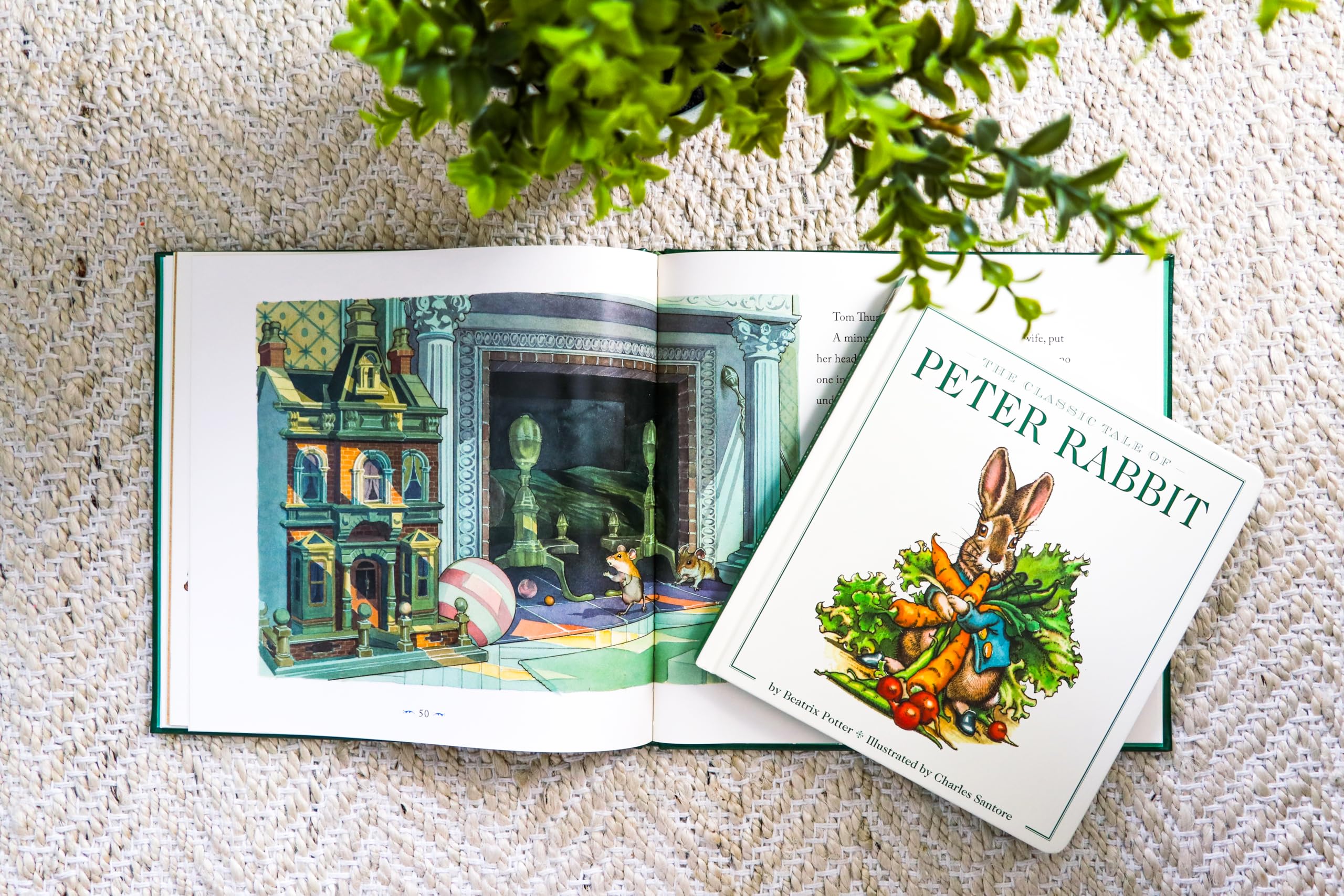 The Classic Tale of Peter Rabbit: The Collectible Leather Edition (Illustrated Classic Children's Stories By Beatrix Potter)