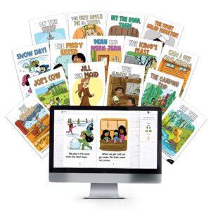 Decodable Readers: 15 Long Vowel Teams Phonics Books for Beginning Readers Ages 4-7 Developing Decoders (Set 8)