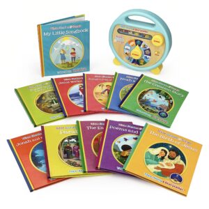 Bible Stories and Songs Interactive Electronic Take Along Storyteller with 11 Books (Little Sunbeams)